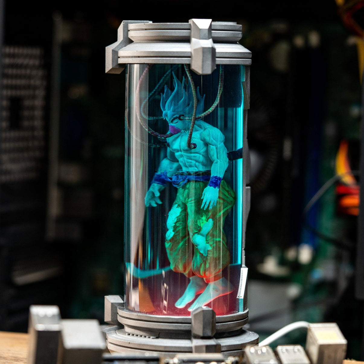 Dragon Ball Z LED Lamp - Goku in Healing Chamber Figure – tinylighting