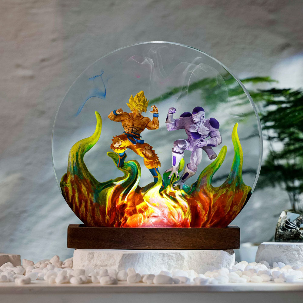 Goku vs Frieze Night Light - Dragon Ball Gift – tinylighting