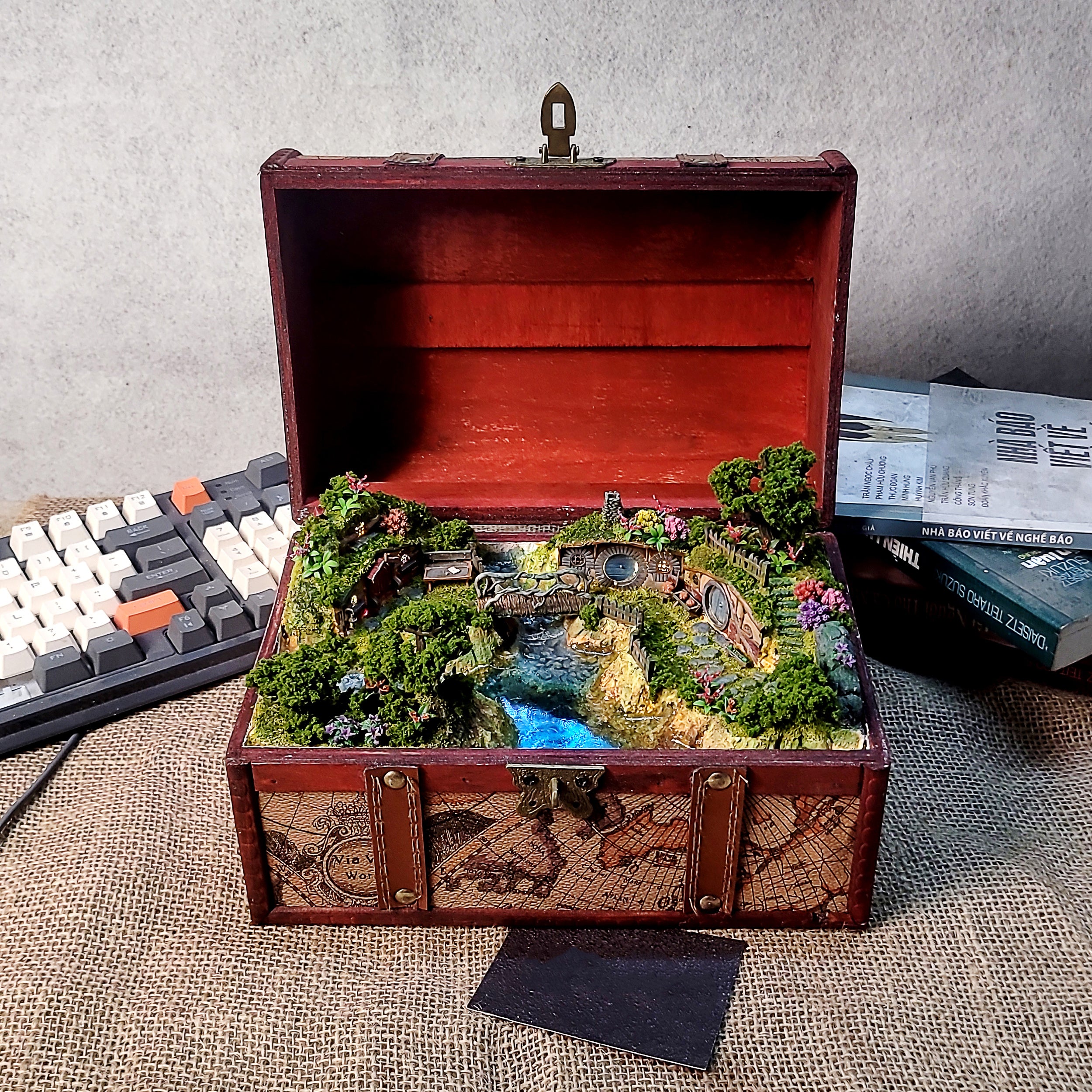 Magical Shire Light Box - Lord of the Rings Gift - Handmade – tinylighting